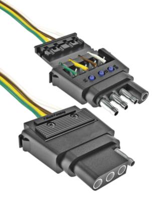 Napa 78114 Trailer Wire Connector 4 Pole Flat Insta Plug