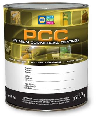 Martin Senour Automotive Paint Color Chart PCC URETHANE SUFFIX C MS