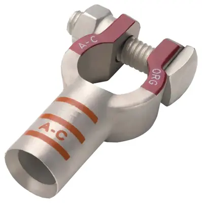 Battery Cable Terminals - Top Mount Bi-Metal Straight Battery Terminal ...
