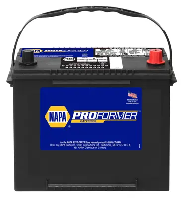NAPA PROFORMER Battery 18 Months Free Replacement BCI No. 24F 550 CCA ...