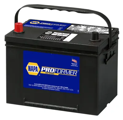 NAPA PROFORMER Battery 18 Months Free Replacement BCI No. 34 600 CCA ...