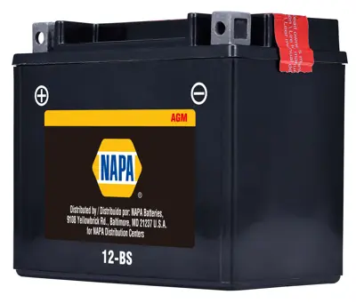 NAPA Power Sport Battery 3 Months Free Replacement BCI No. NA 170 CCA ...