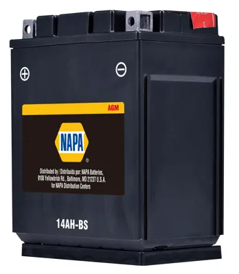 NAPA Power Sport Battery 3 Months Free Replacement BCI No. NA 87 CCA ...