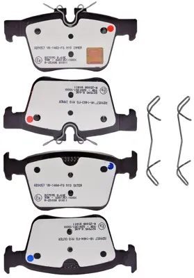NAPA Adaptive One Euro R90 Brake Pads ADO AD9057 | Buy Online - NAPA ...