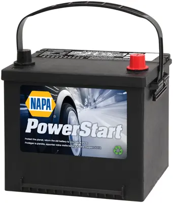 NAPA Powerstart Battery 48 Months Free Replacement BCI No. 26R 515 CCA ...