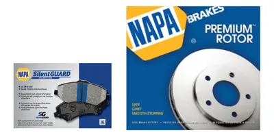 NAPA Premium / SilentGUARD Brake Rotor and Pad Kit NBK 8655XSGK1 | Buy ...