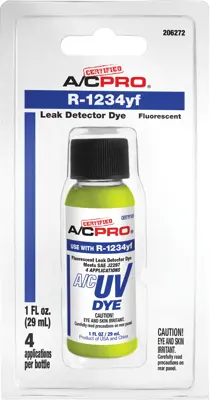 A/C Pro A/C Refrigerant Additive R1234Yf Uv Dye NCB CERTYF1036 | Buy ...