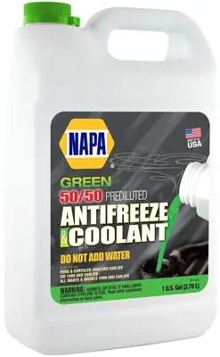 NAPA Conventional Green Cooling System Antifreeze + Coolant Ready To ...