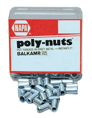 Jack Nut & Well Nut Poly Nut 6MM Box 40 BK 7701898 | Buy Online - NAPA ...