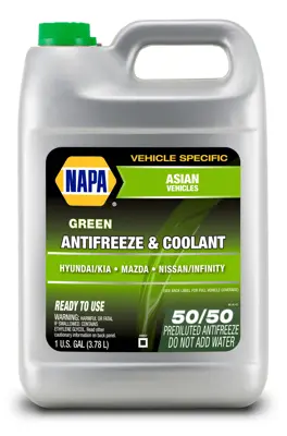 NAPA OE Asian Green Cooling System Antifreeze Ready To Use 1 gal (US ...