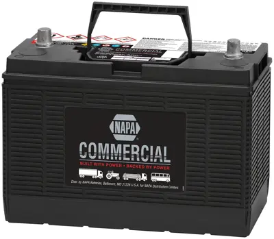 NAPA Commercial Battery 18 Months Free Replacement BCI No. 31P 1000 CCA ...