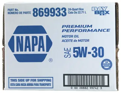 NAPA Motor Oil 5W30 Synthetic Blend 6 gal (US) NOL 869933 | Buy Online ...