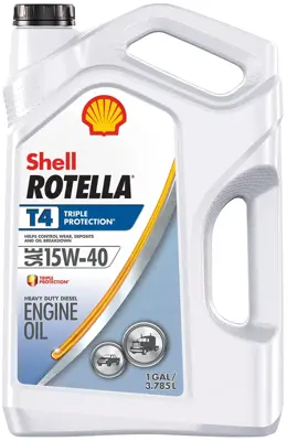 Shell Rotella T4 Triple Protection Motor Oil 15W40 Conventional 1 gal ...